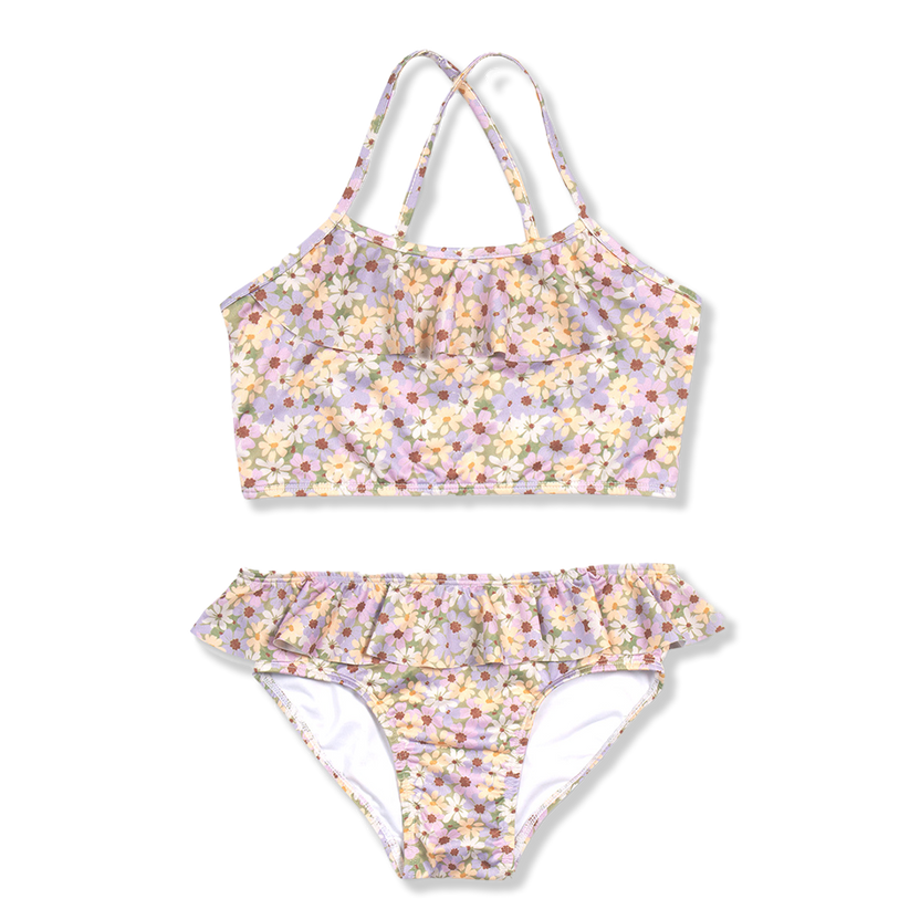Ruffle Bikini | Flowers AOP – Petit Blush